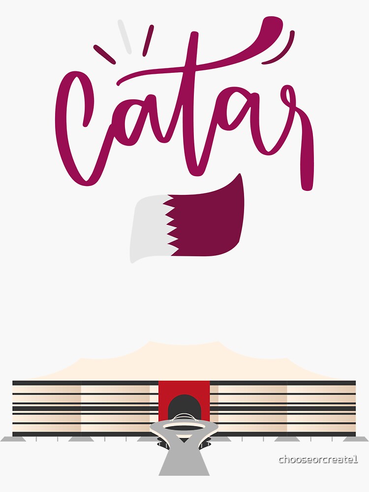 "Al Bayt Stadium World Cup Qatar 2022" Sticker for Sale by ...