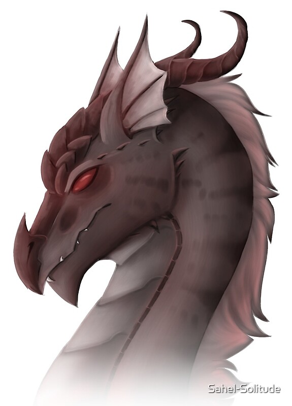 "Nightfall (Vampire Dragon Design)" by Sahel-Solitude | Redbubble