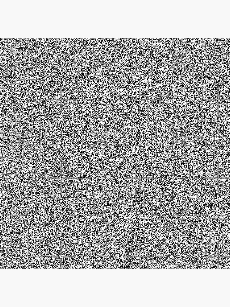 "White Noise - TV Static - Snow - Black and White" Art Board Print for ...