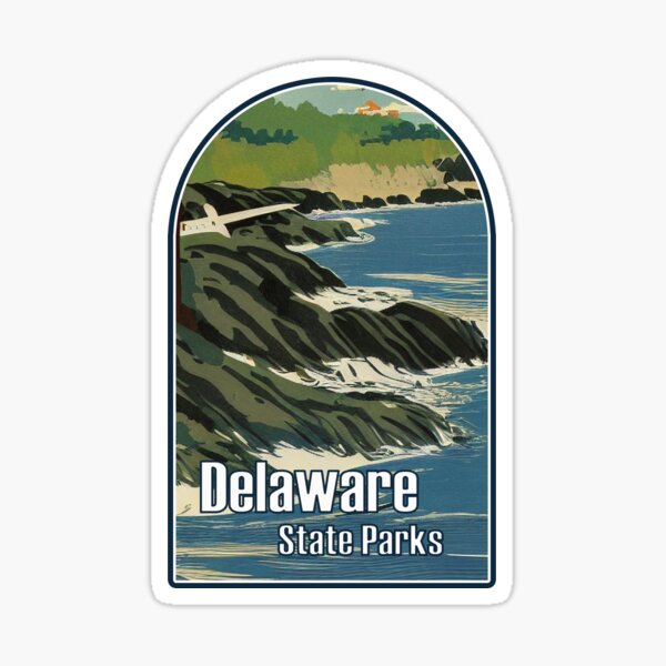 "Delaware State Parks Illustration" Sticker for Sale by dzzt | Redbubble