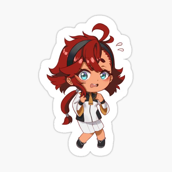 "Suletta Mercury - Gundam The witch from mercury" Sticker for Sale by ...