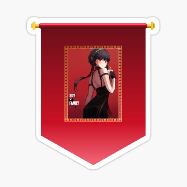 "Yor Fan Flag" Sticker for Sale by PawsitiveMum3 | Redbubble