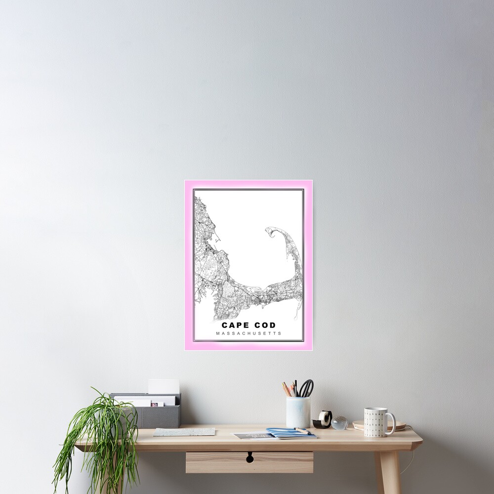"Minimalist Cape Cod Map" Poster for Sale by sibudas | Redbubble