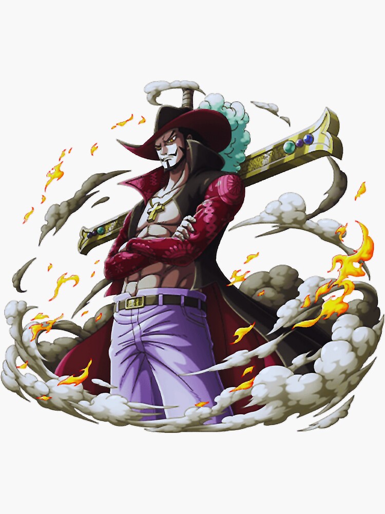 "Mihawk -TShirt " Sticker for Sale by JanaBradtke | Redbubble