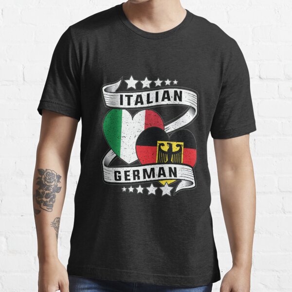 "German Italian flag shirt Half German and Half Italian flag" T-shirt ...