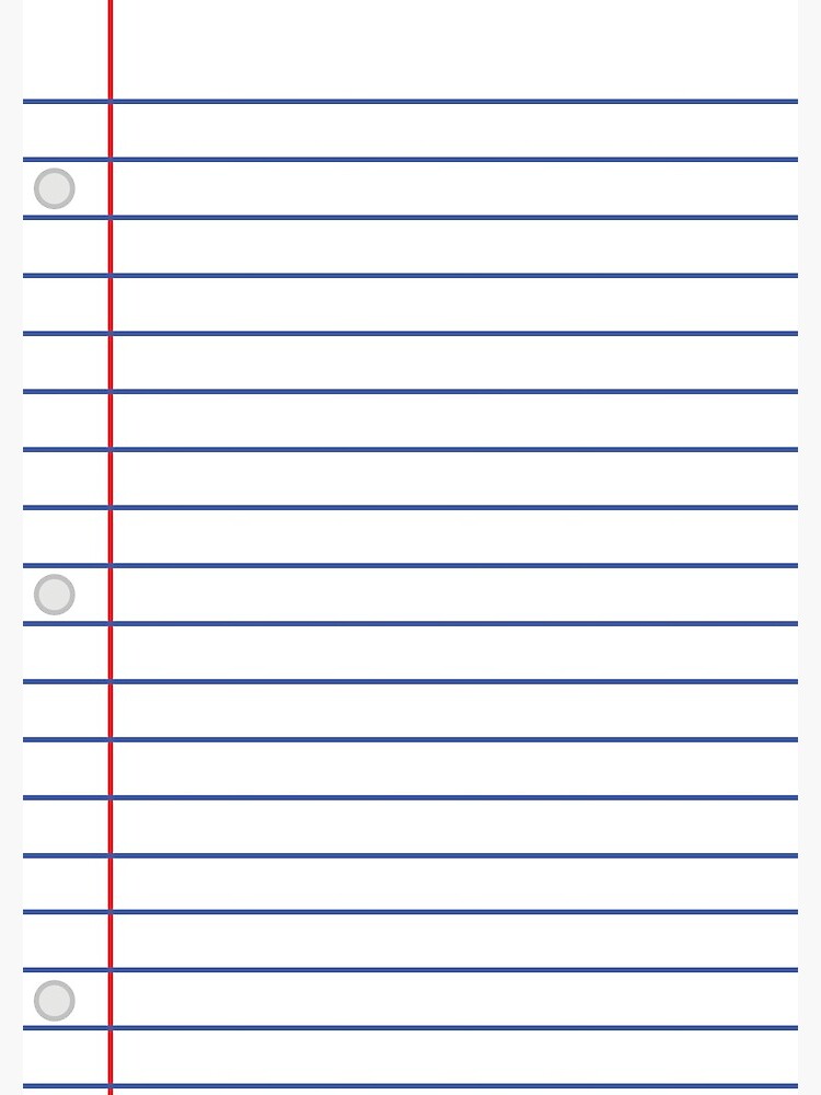 "Notebook Paper" Journal for Sale by FalconArt | Redbubble