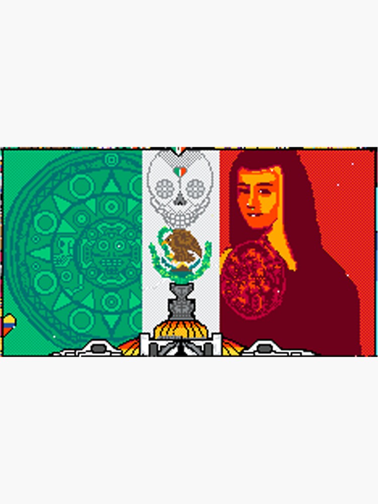 "Mexico Reddit R Place " Sticker for Sale by ColorGirlz | Redbubble