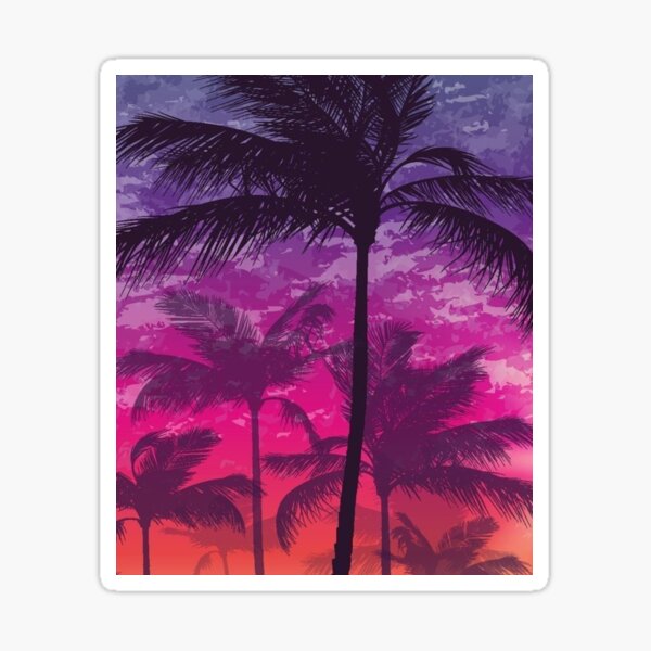 "Palms tree " Sticker for Sale by Magnoliiiaa | Redbubble