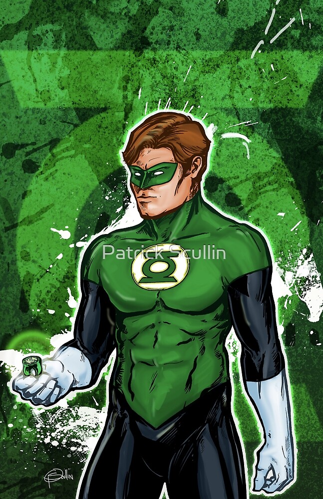 "Green Super Hero" by Patrick Scullin | Redbubble