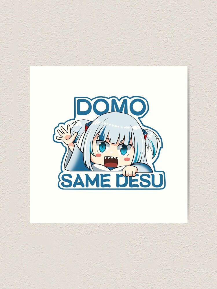 "Hololive EN Myth VTuber Gawr Gura Peek " Art Print for Sale by ...