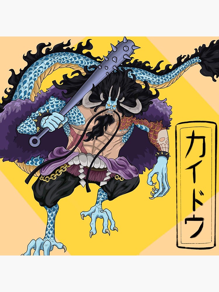 "Kaido mid transformation" Sticker for Sale by Valana-art | Redbubble