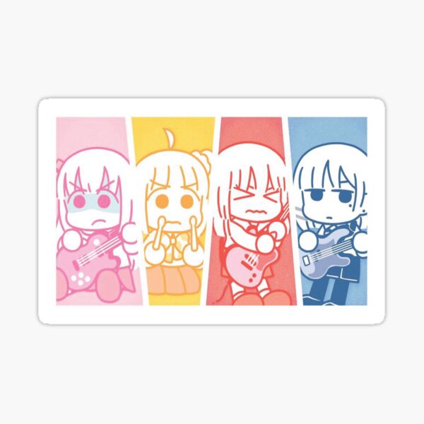 "Bocchi the Rock" Sticker for Sale by Pengun | Redbubble