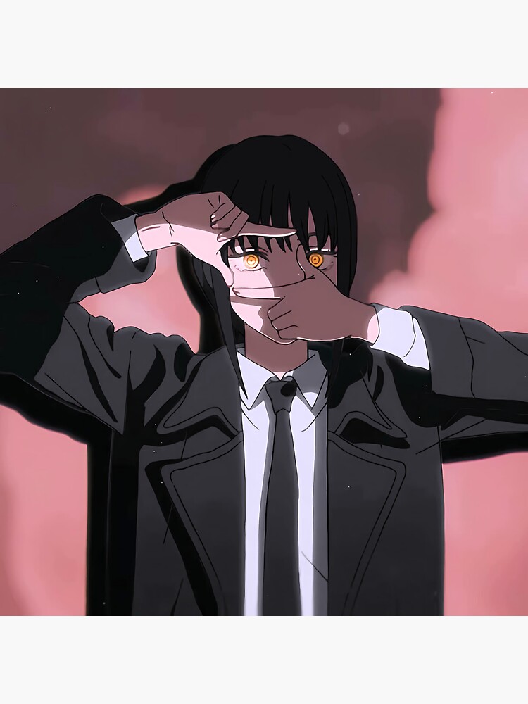 "Black Hair Makima" Sticker for Sale by SwakiiShop | Redbubble