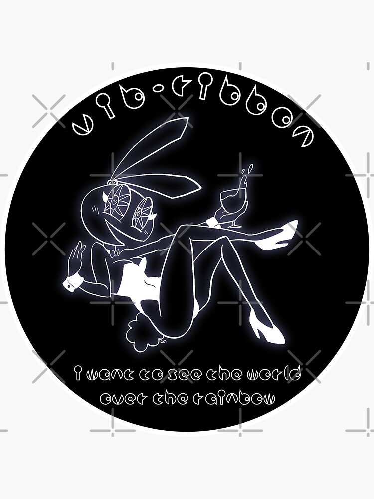 "Bunnygirl Vibri" Sticker for Sale by harryamoros | Redbubble