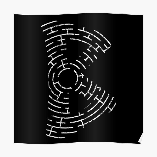 "Mistic rune labyrinth Berkana" Poster for Sale by opooqodesign | Redbubble