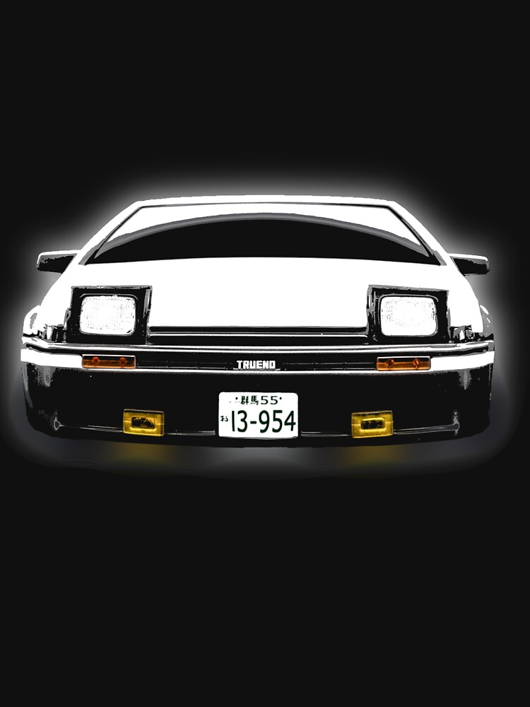 "ae86 initial d face" T-shirt for Sale by killball3000 | Redbubble ...