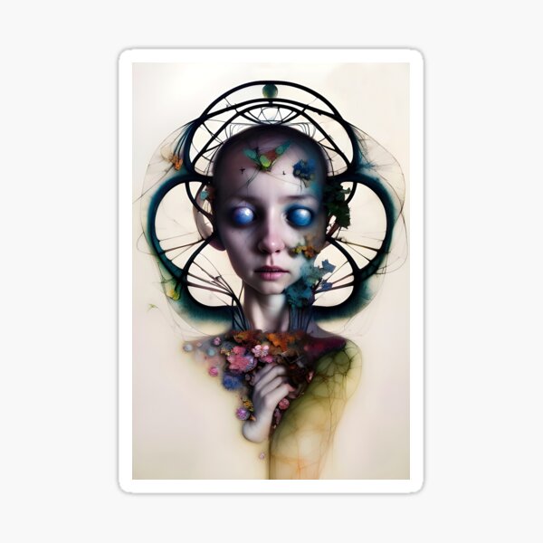 "Blue Innocence" Sticker for Sale by KinglnYellow | Redbubble