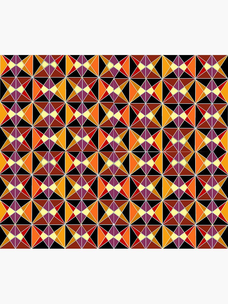 "Classic geometric allover surface pattern design " Sticker for Sale by ...