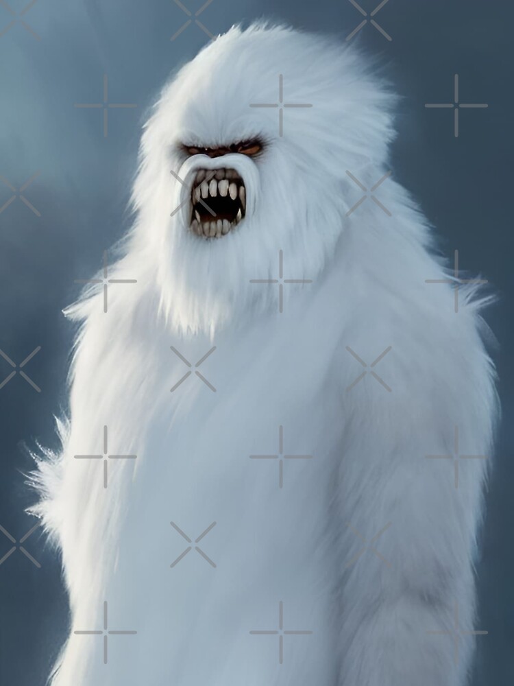 "Snow Yeti" Sticker for Sale by HauntedWitch | Redbubble