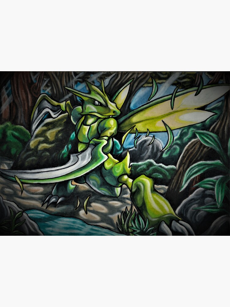 "Scythe Mantis" Sticker by Noodlerelleh | Redbubble