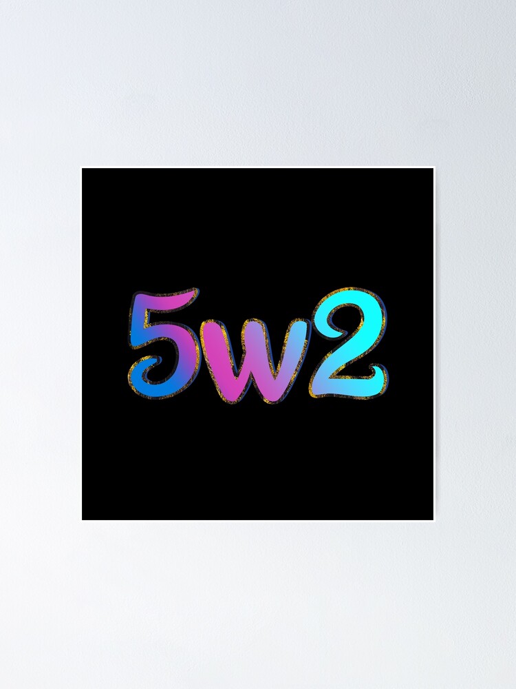 "Enneagram Type 5w2" Poster for Sale by cuteartdesign | Redbubble