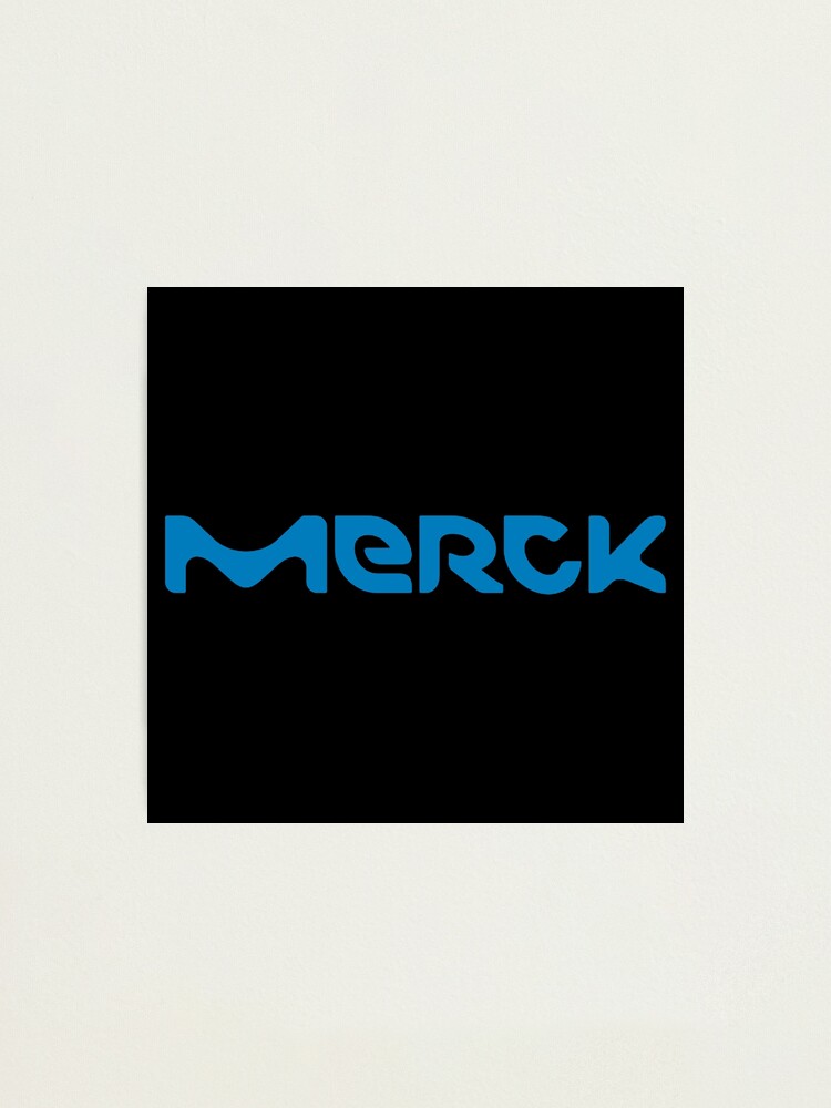 "Simple Merck Logo" Photographic Print for Sale by sansunk | Redbubble