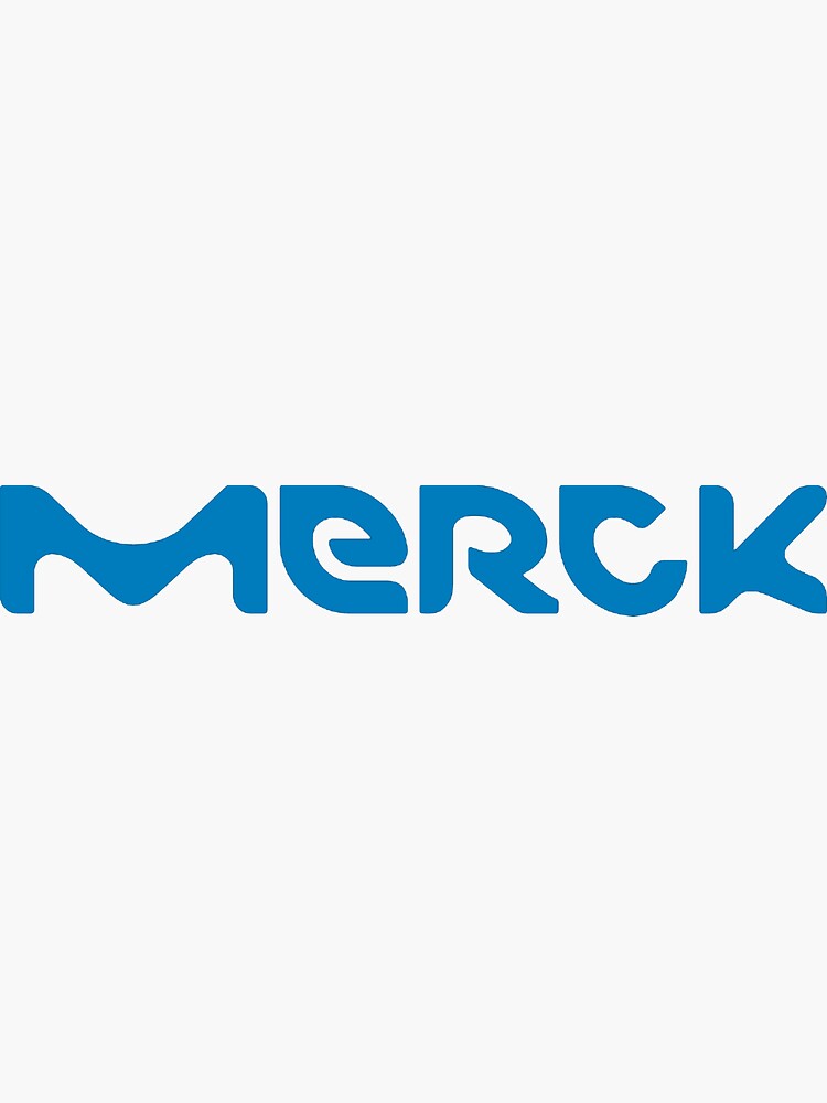 "Simple Merck Logo" Sticker for Sale by sansunk | Redbubble