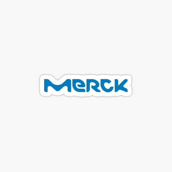 "Simple Merck Logo" Sticker for Sale by sansunk | Redbubble