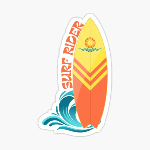"Surf Rider" Sticker for Sale by sajeevcpillai | Redbubble