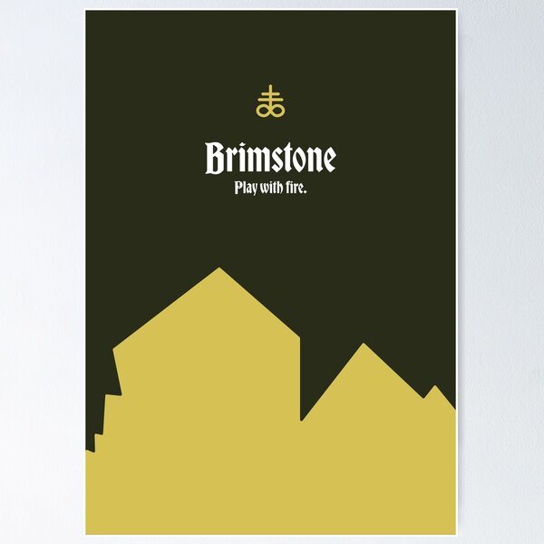 "Brimstone - Slay the Spire Relic " Poster for Sale by WatchtowrDesign ...