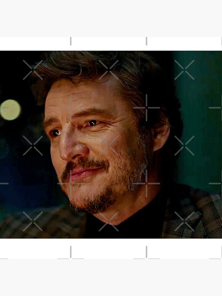"Pedro Pascal cute smirk" Poster for Sale by munizart | Redbubble
