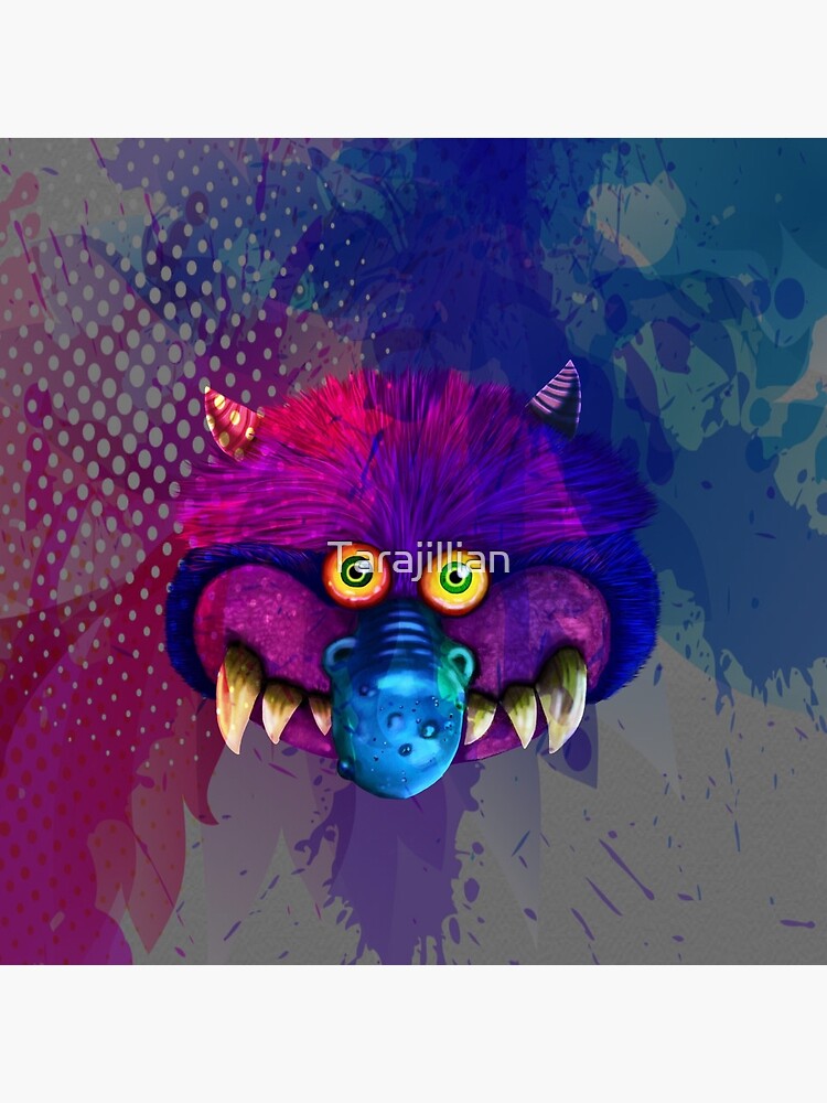 "Monster pop art" Poster for Sale by Tarajillian | Redbubble