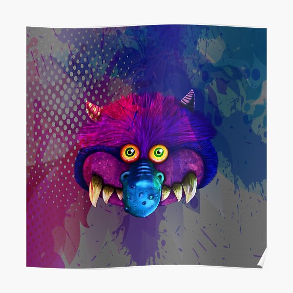 "Monster pop art" Poster for Sale by Tarajillian | Redbubble