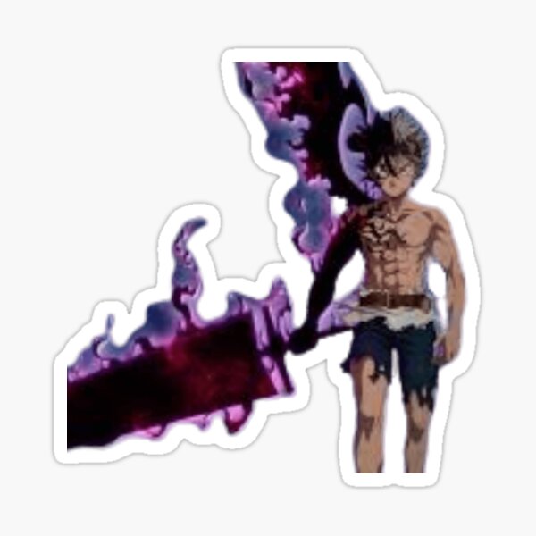 "Asta Demon - Black Clover" Sticker for Sale by Animesuperfans | Redbubble