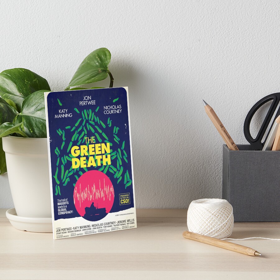 "The Green Death" Art Board Print by scatterbrook | Redbubble