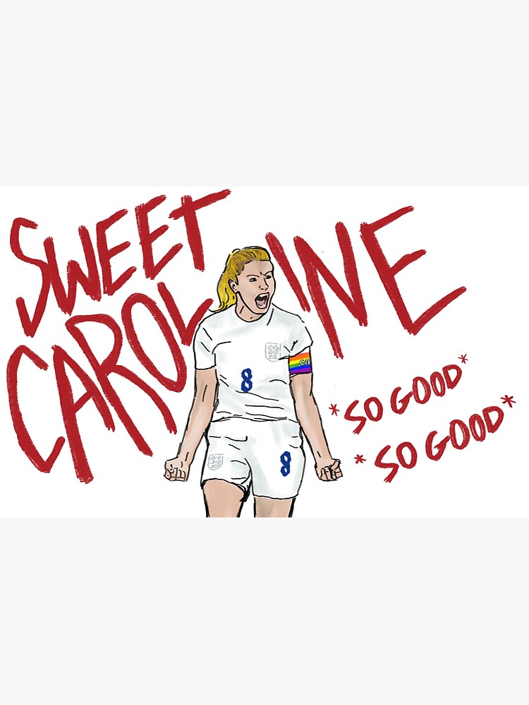 "Leah Williamson sweet caroline" Sticker for Sale by beibhlin | Redbubble