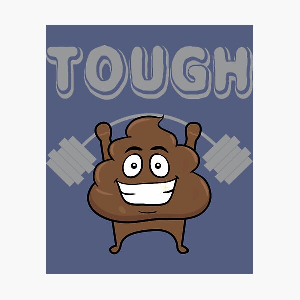 Lámina fotográfica «Caca divertida - Caca dura - Humor de heces número ...