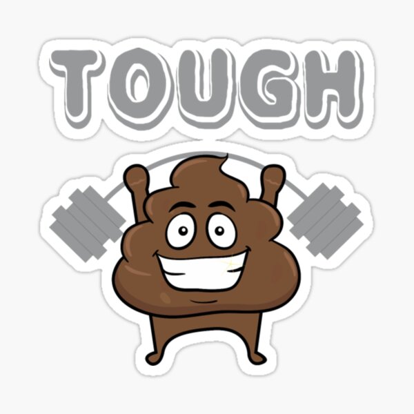 Pegatina «Caca divertida - Caca dura - Humor de heces número dos» de ...