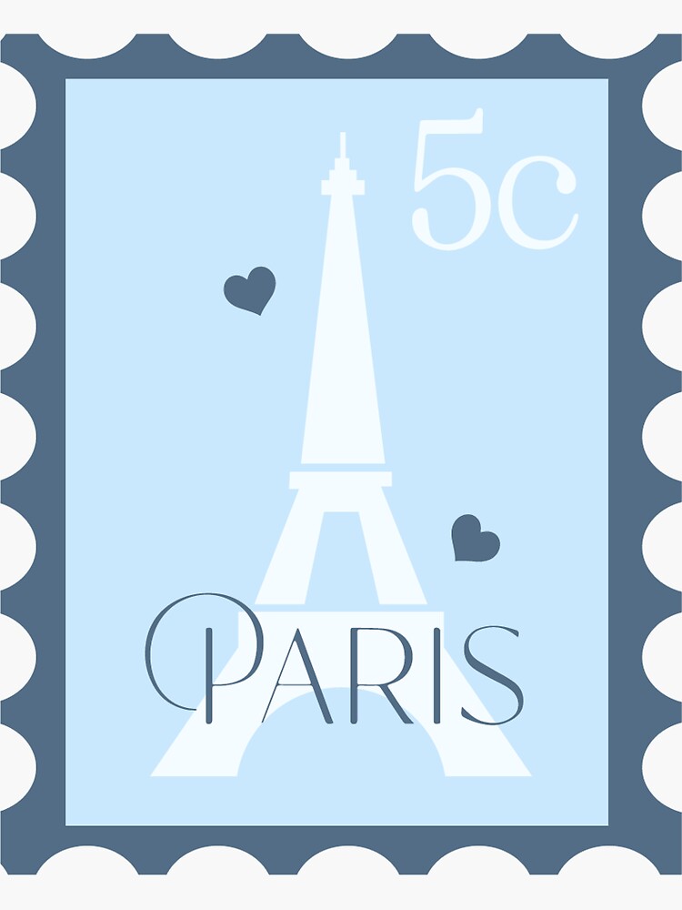 "Paris Stamp Taylor Swift Midnights" Sticker for Sale by niymi | Redbubble