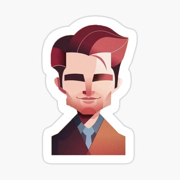 "Chav Rob " Sticker for Sale by CraftKittiesSt | Redbubble