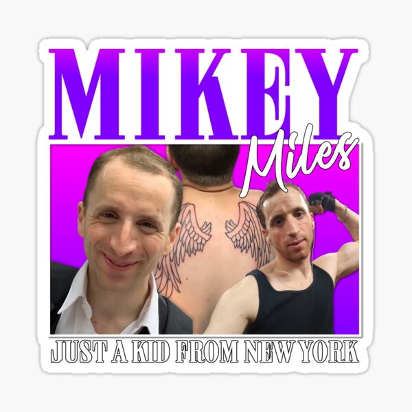 "Mikey Miles, Michael Hermelee" Sticker for Sale by lolcow | Redbubble