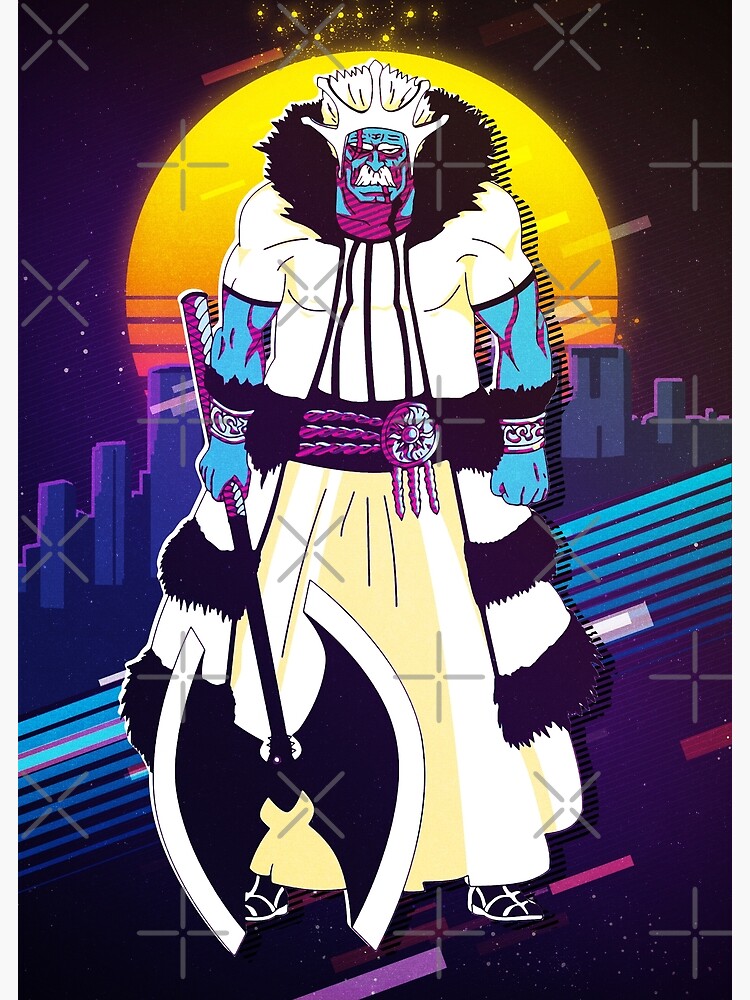 "Bleach - Baraggan Louisenbairn" Poster for Sale by 80sRetroArt | Redbubble