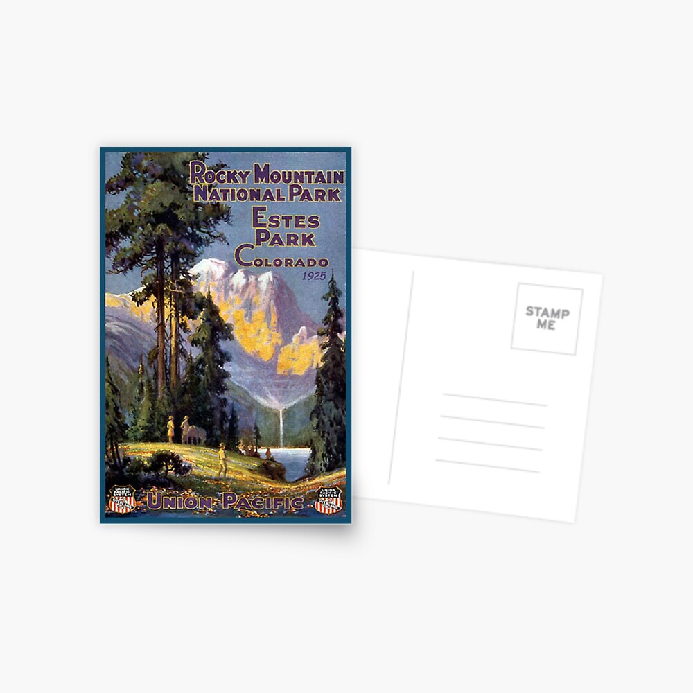 "Rocky Mountain National Park Estes Park Colorado Vintage Decal ...