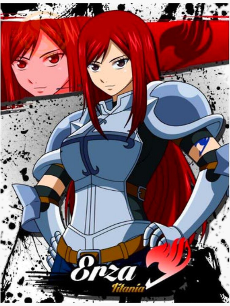 "erza scarlet" Sticker for Sale by SP-Gamers | Redbubble