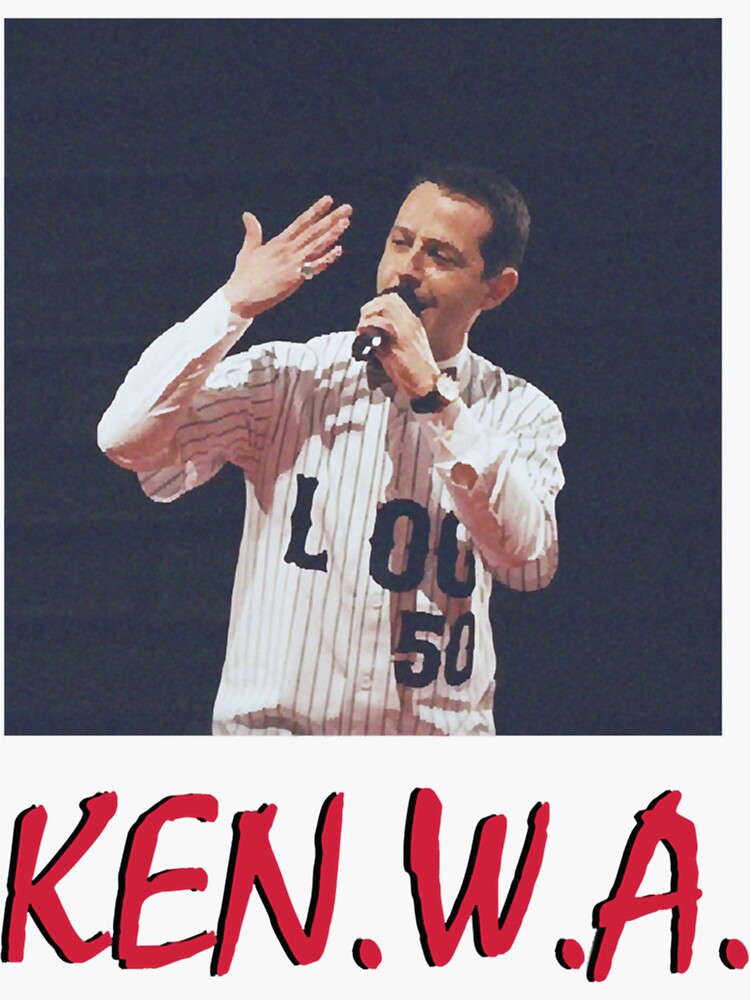 "Succession HBO Ken.W.A L to the OG RAP GOD KENDALL ROY " Sticker for ...