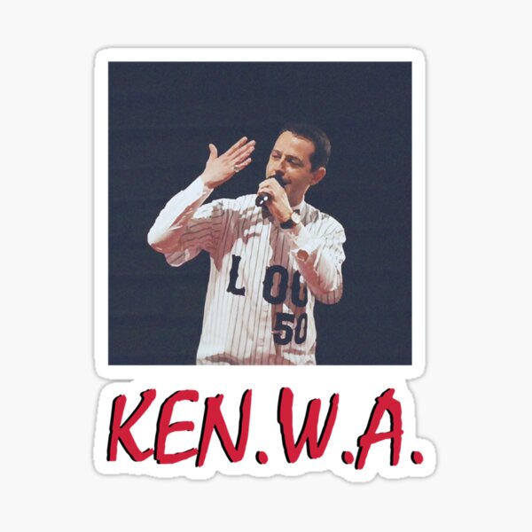 "Succession HBO Ken.W.A L to the OG RAP GOD KENDALL ROY " Sticker for ...