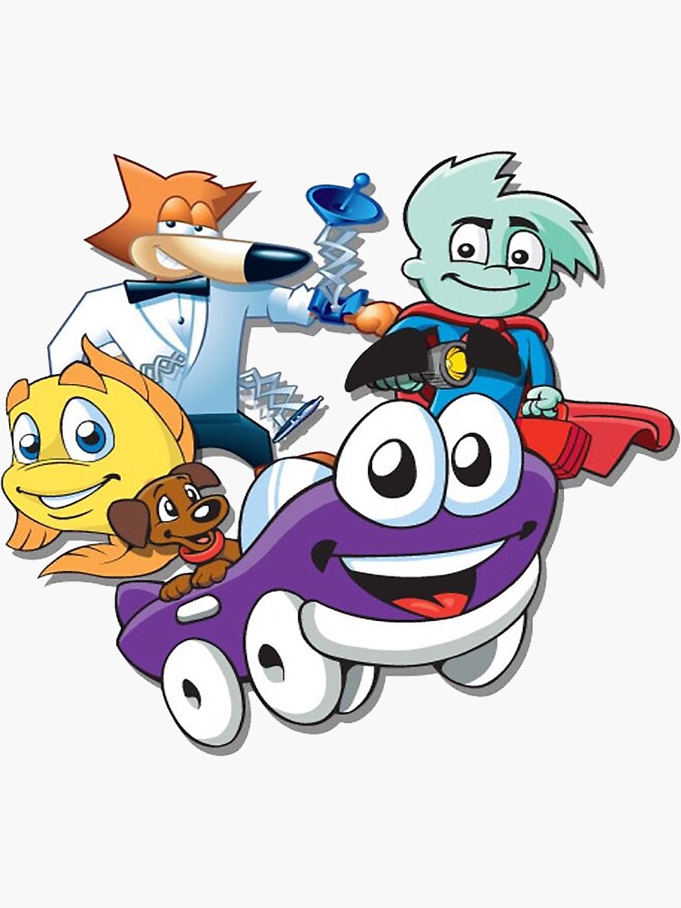 "Freddi Fish" Sticker for Sale by Daenerys-3 | Redbubble