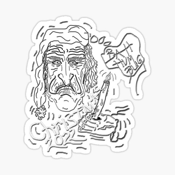 "Scrooge Christmas 2022 Tee-Shirt" Sticker for Sale by OutWithCharlie ...