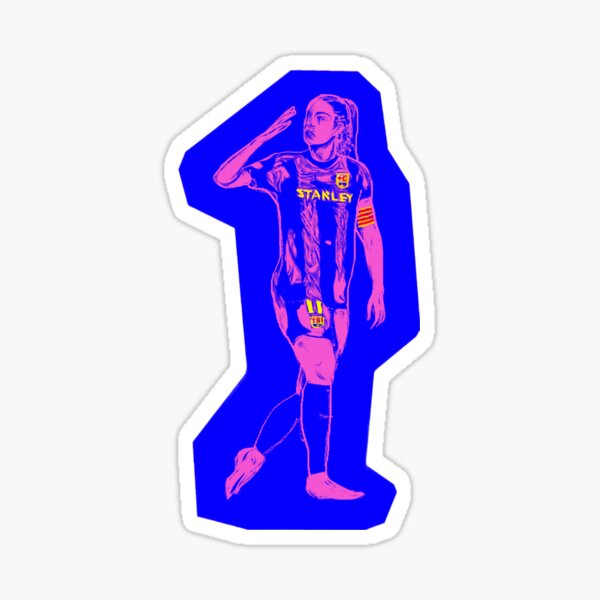 "Alexia Putellas Barcelona 2021" Sticker for Sale by IrisAndSeb | Redbubble
