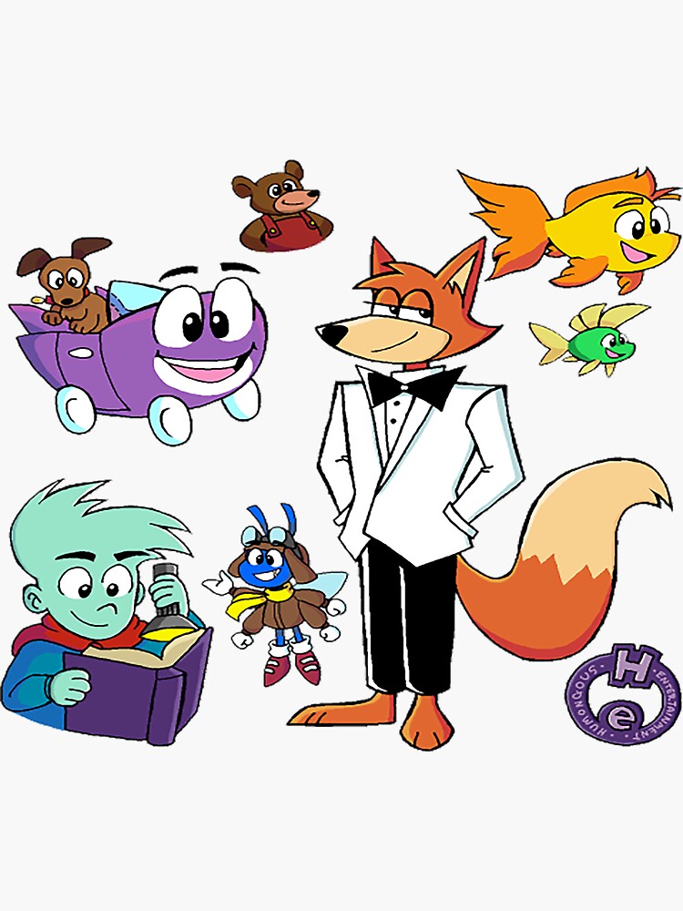 "Freddi Fish" Sticker for Sale by Daenerys-3 | Redbubble